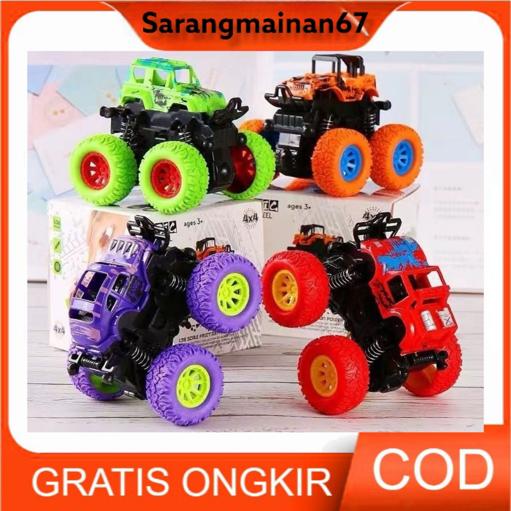 Jual PROMO (COD)Mainan Anak Mobil MONSTER ZAP MOBIL JIP OFF ROAD 4 ...