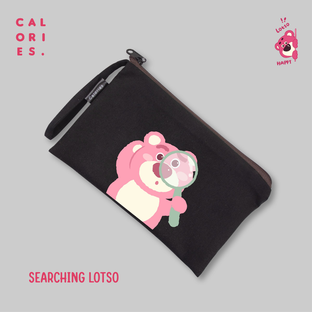 Jual Pouch Hitam Lotso lots O' Huggin' Bear beruang pink kado souvenir ...