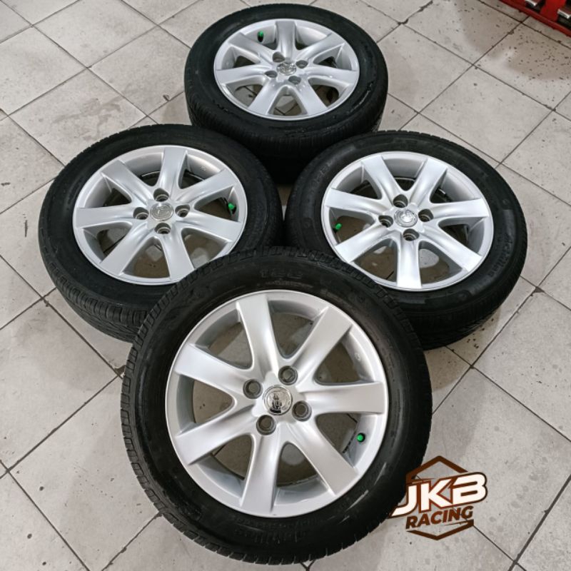 Jual VELG ORIGINAL COPOTAN MOBIL VIOS R15 PCD 4X100 + BAN ACHILES 185/60 R15 | Shopee Indonesia