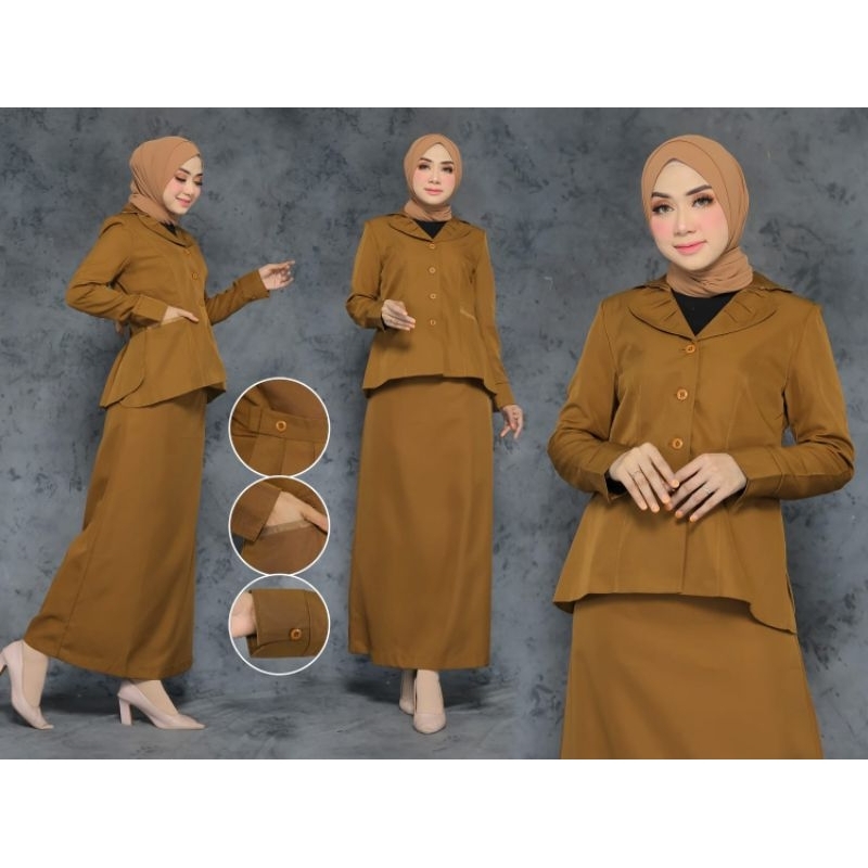 Jual blazer wanita seragam dinas Pemda baju Pemda seragam khaki seragam ... Jual blazer wanita seragam dinas Pemda baju Pemda seragam khaki seragam ...