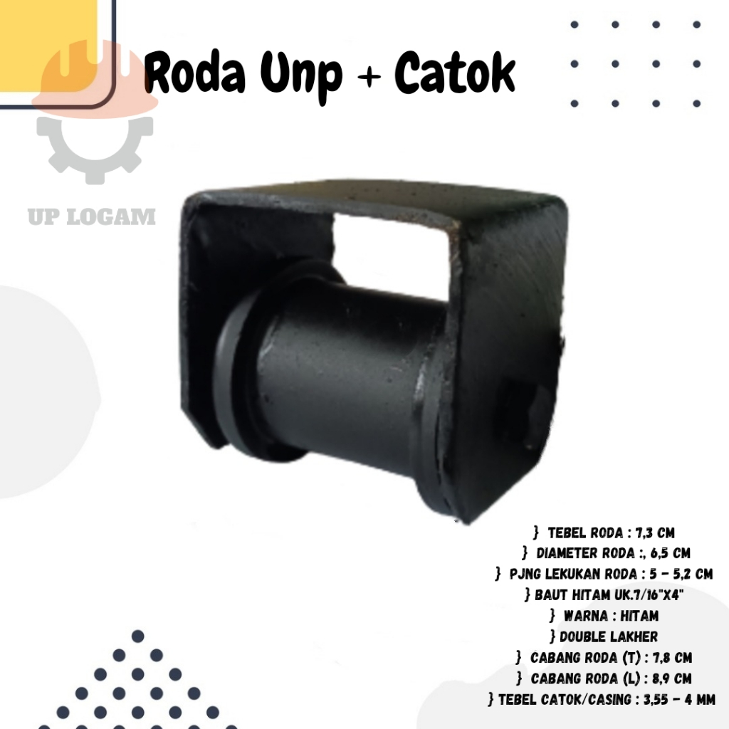 Jual Roda UNP pagar sama casing dan tanpa casing kualitas super ...
