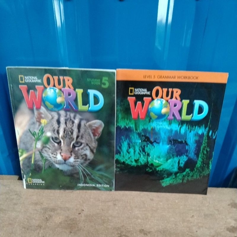 Jual OUR WORLD 5 STUDENT BOOK DAN WORKBOOK | Shopee Indonesia