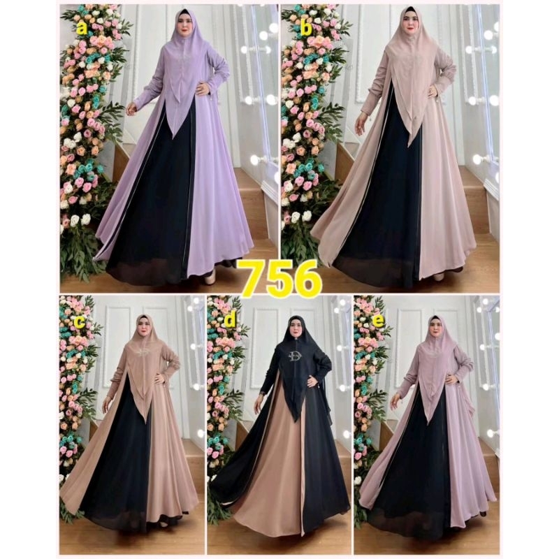 Jual DIJAH 756 Syari polos elegan cantik by Dijah original | Shopee ...