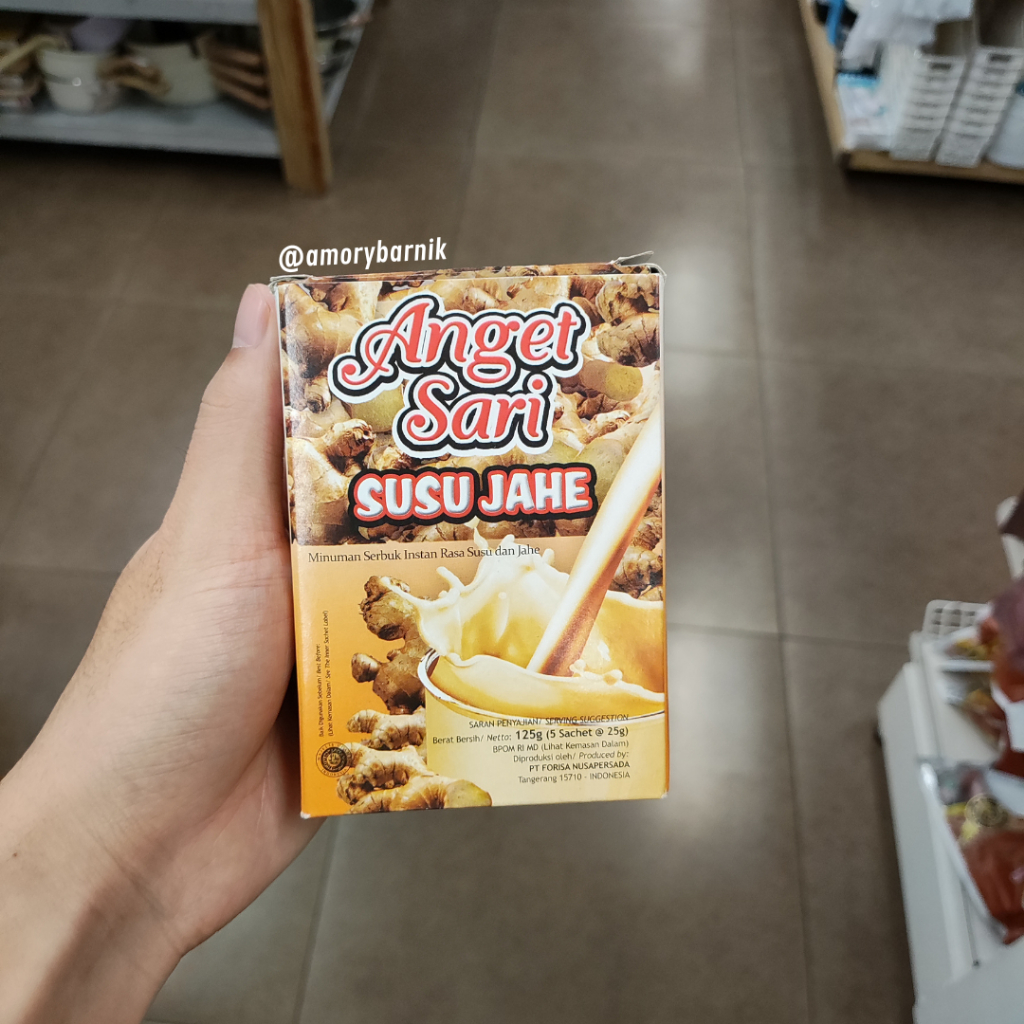 Jual Minuman Sachet Susu Jahe Anget Sari 125gr ( isi 5 Sachet ...