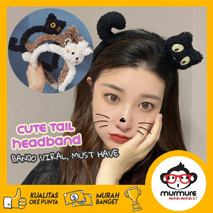 Jual MURMURE | BANDO HEADNTAIL LUCU BERUANG KELINCI KUCING EKOR BEAR ...