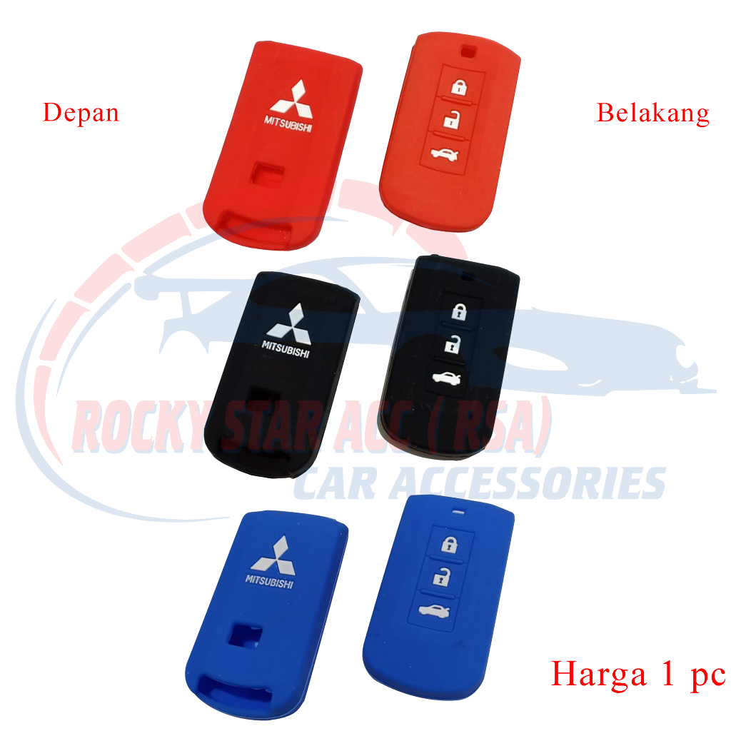 Jual Silikon Kunci Remote Mobil - Xpander Keyless 2 Tombol | Shopee ...