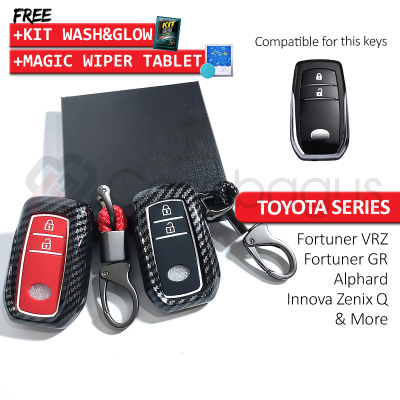 Jual Toyota Innova Zenix G V 2023 2024 - 2in1 Carbon Case Kunci Mobil ...