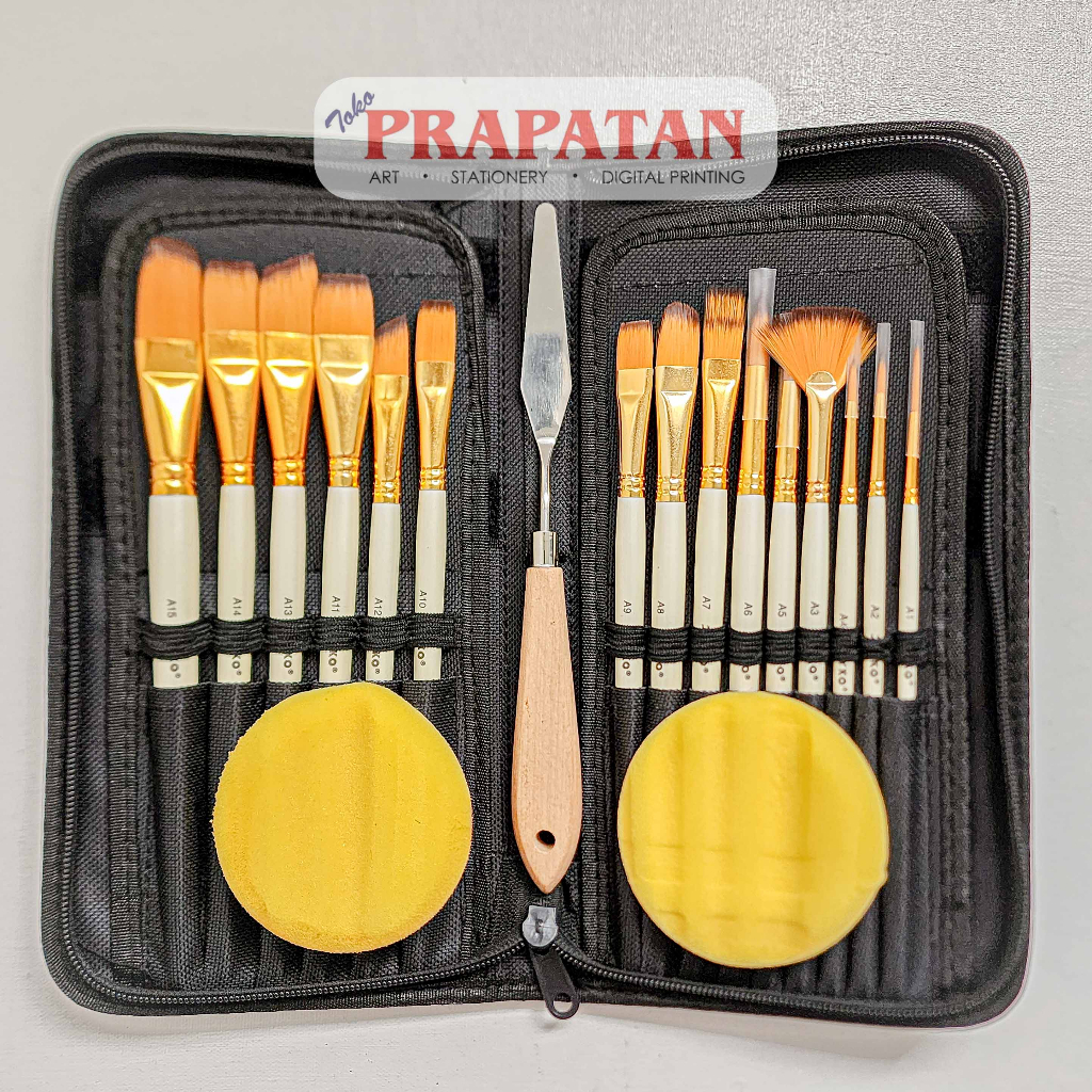 Jual Kuas Lukis Set Joyko Art Brush BRS-12 | Paint Brush Set | Shopee ...