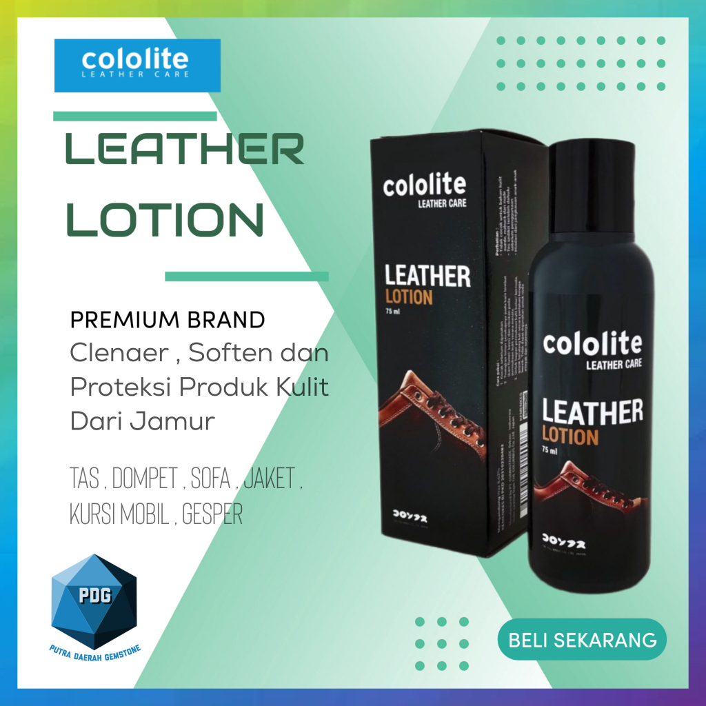 Jual COLOLITE LEATHER LOTION Perawatan Pembersih Tas Dompet Jaket Kulit ...