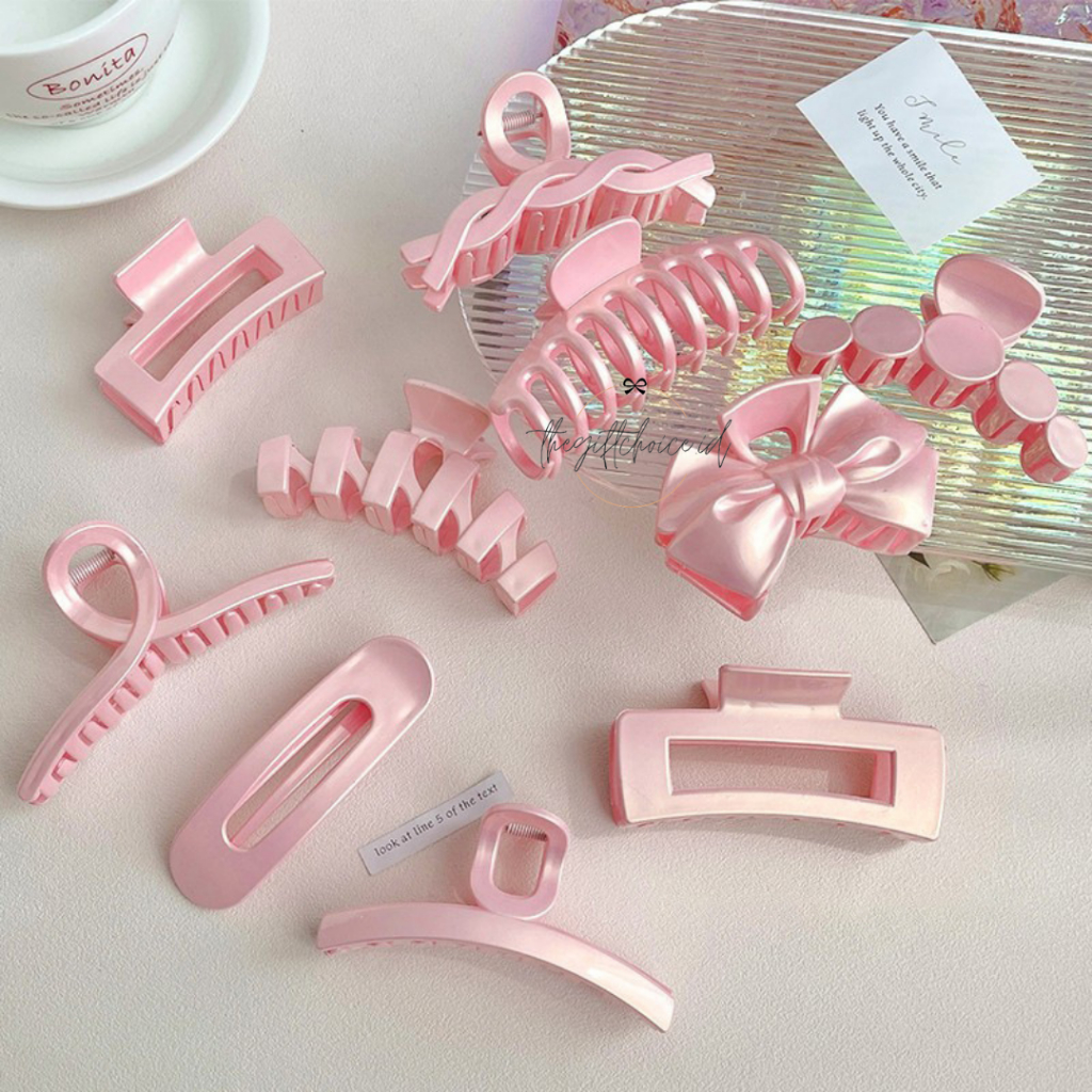 Jual The Gift Choice 008 Pink Series Korean Hair Clip / Jepit Rambut ...
