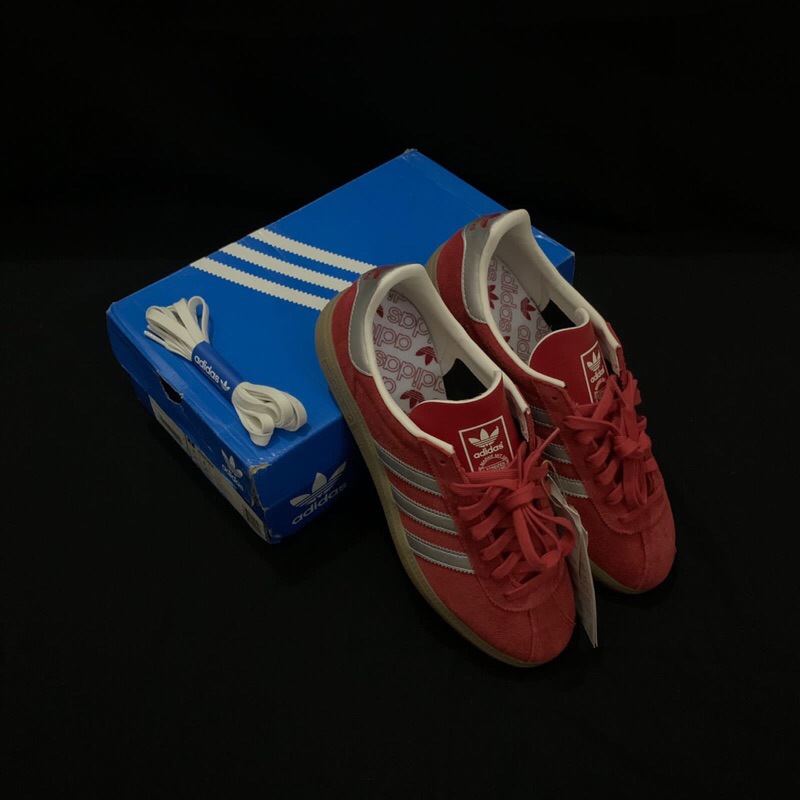 Jual Adidas Originals City Series Munchen Red silver | Shopee Indonesia