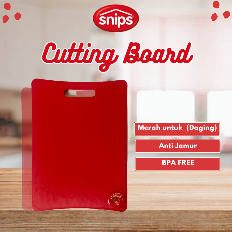 Jual SNIPS Talenan Praktis Satuan - MERAH | Shopee Indonesia