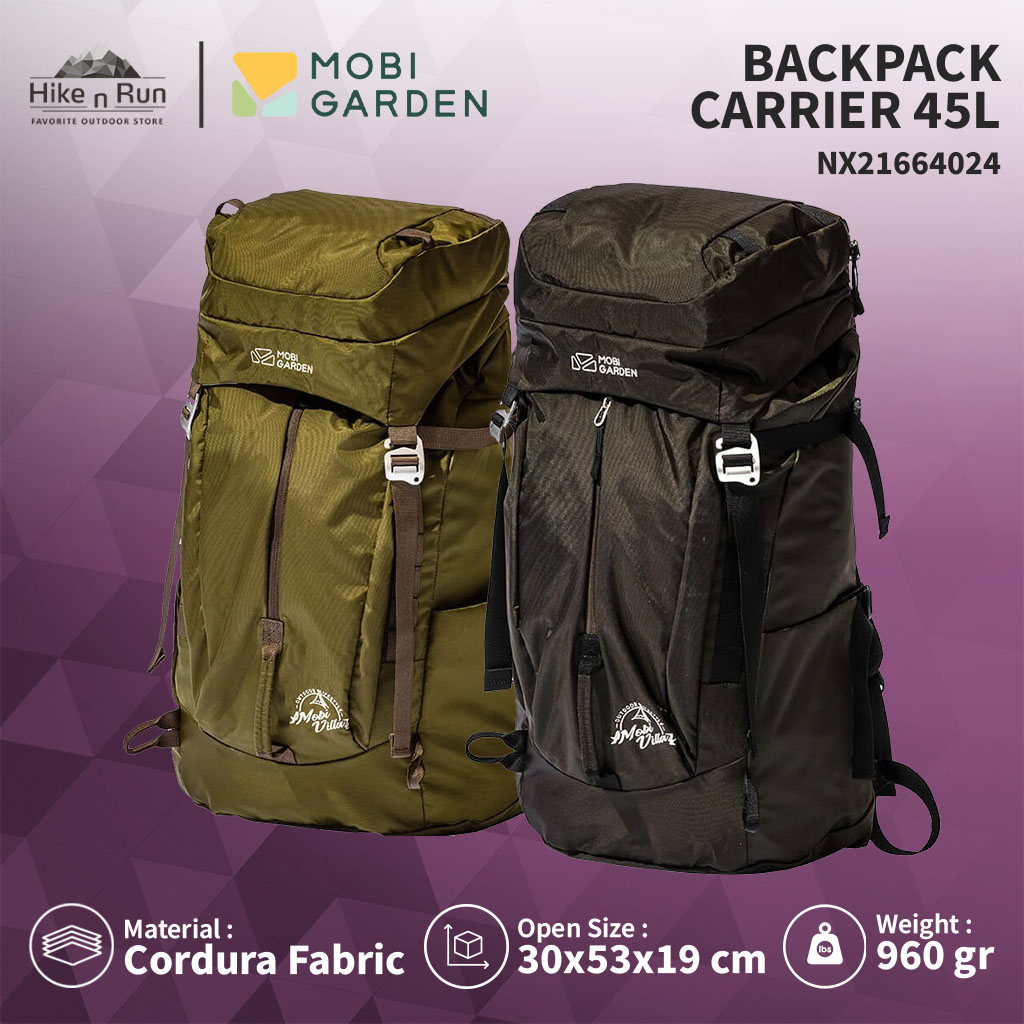Jual Tas Backpack Camping Mobi Garden NX21664024 Backpack Carrier 45L ...
