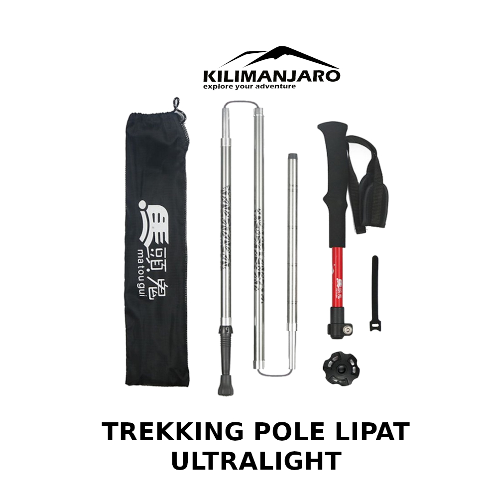 Jual Trekking Pole Lipat ULtralight - Tongkat Hiking - Tracking Pole ...