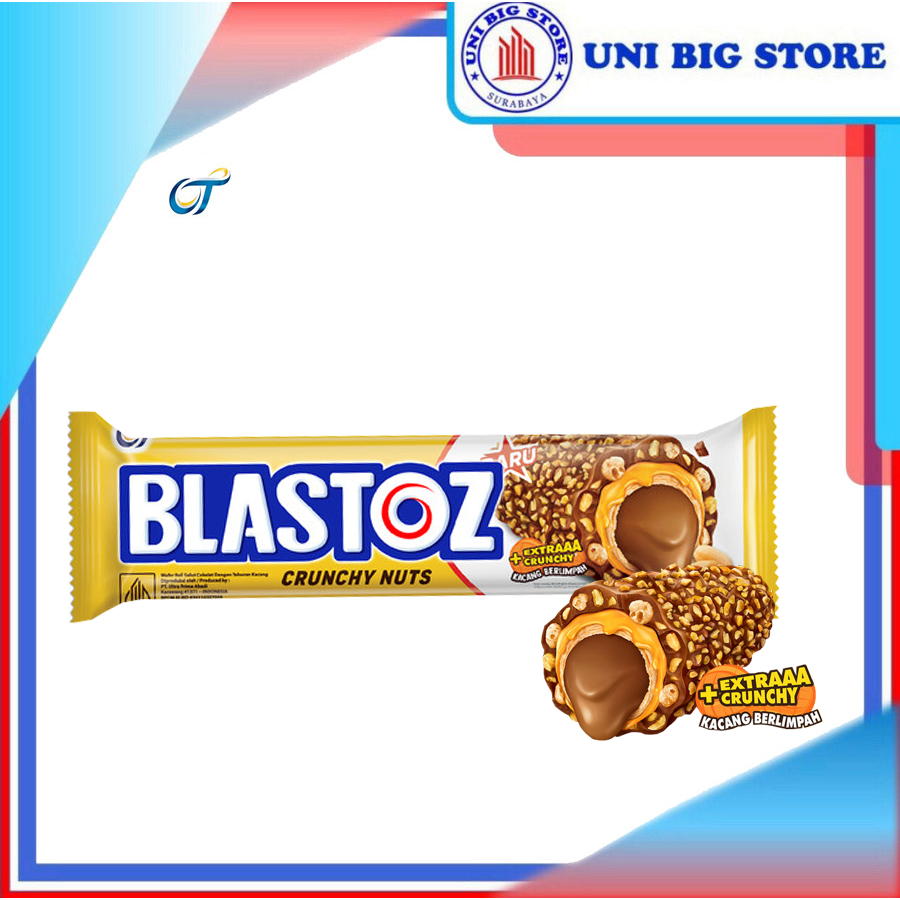 Jual Tango Wafer Blastoz Extra Crunchy Nuts Peanut Kacang Coklat 24 gr ...