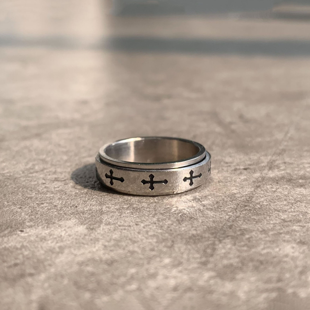 Jual DUNFUZZLE - Cross Rotatable Ring | Shopee Indonesia