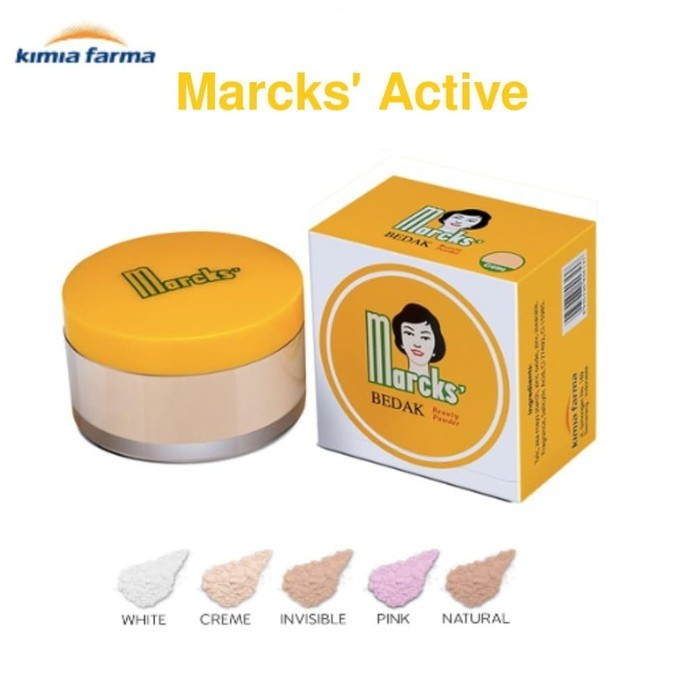 Jual MARCKS ACTIVE BEAUTY POWDER - BEDAK TABUR MARCKS 20GR | Shopee ...