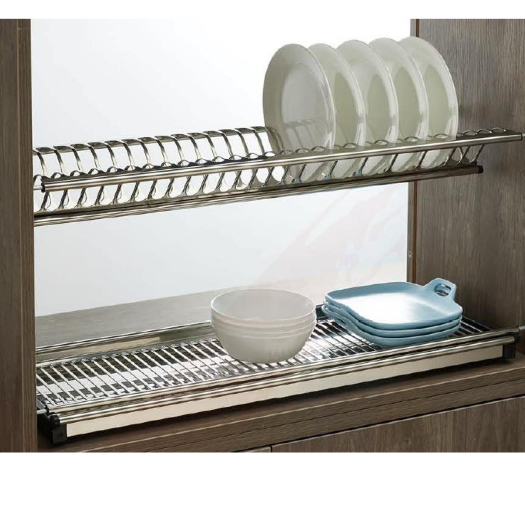 Jual rak piring tarik stainless kitchen set 60cm, 70cm, 80cm / kabinet ...