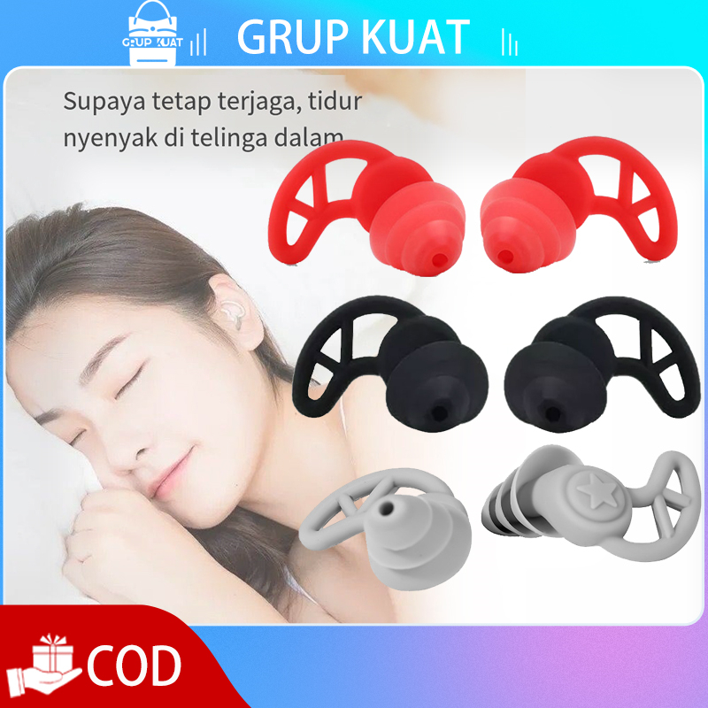 Jual Penyumbat Telinga Anti-Bising 3 Lapisan, Tidur Nyenyak, Menyerap ...