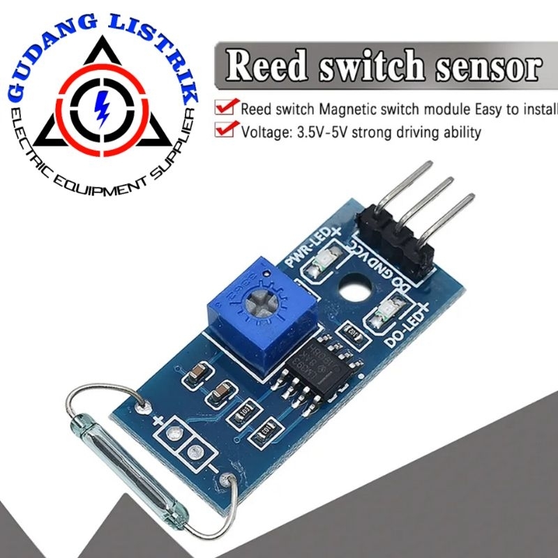 Jual Reed Switch Magnetic Sensor Magnet Switch Module Arduino | Shopee Indonesia