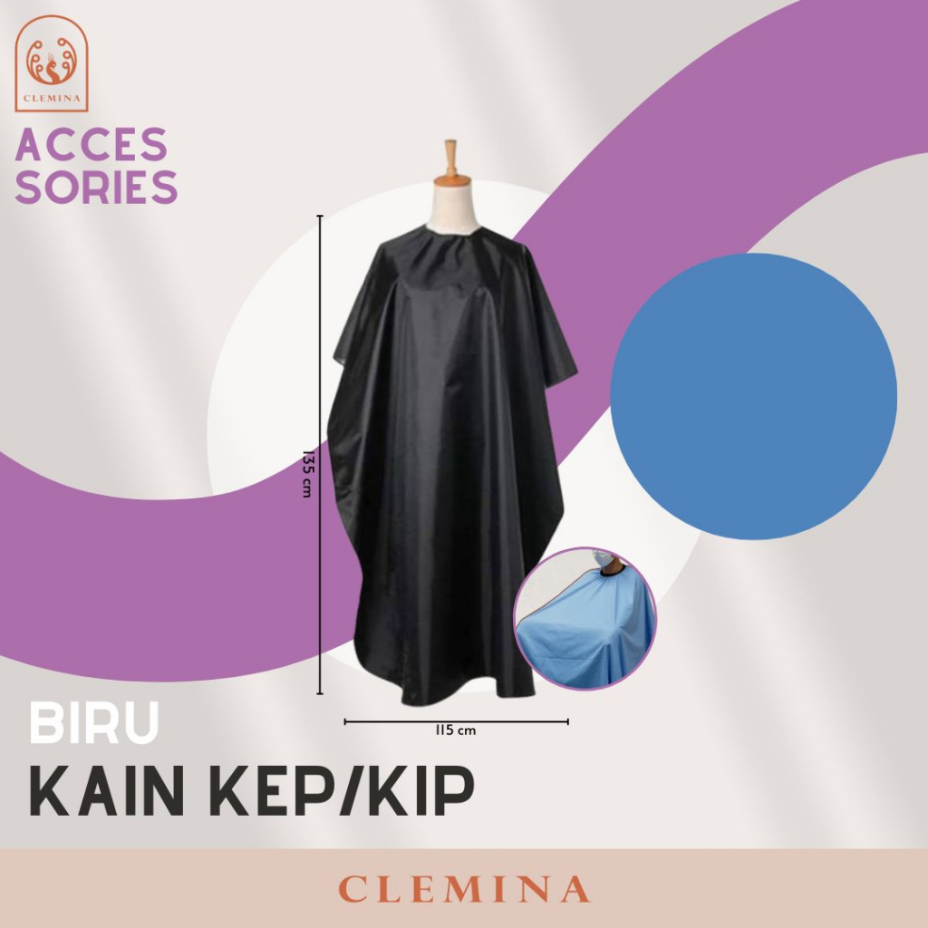 Jual Kain Kep Kip potong rambut apron cukur salon / barbershop | Shopee ...