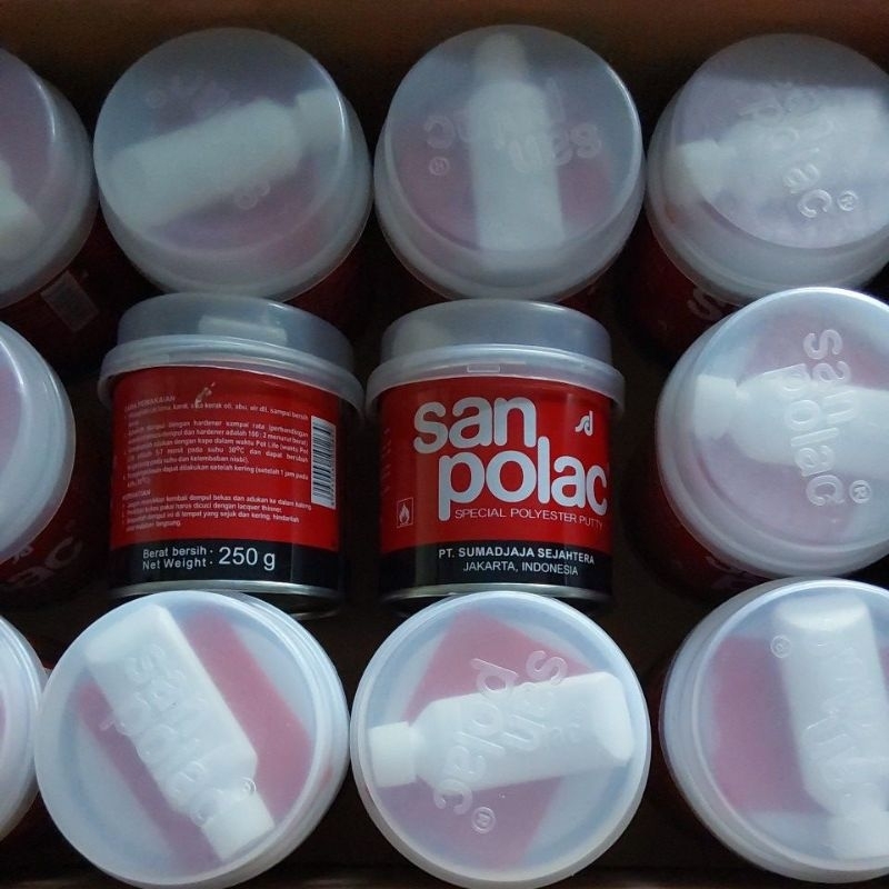 Jual dempul sanpolac 250 gram | Shopee Indonesia