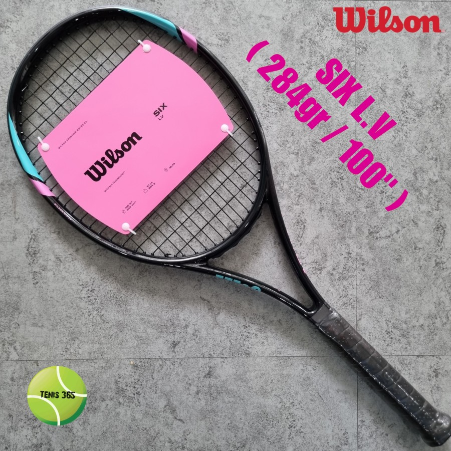 Jual Raket Tenis Wilson SIX LV ( 100" / 284gr ) | Shopee Indonesia