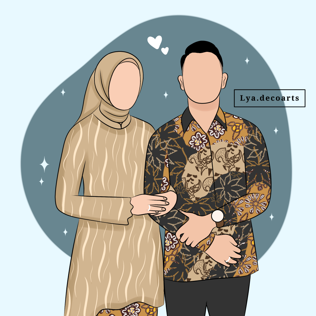 Jual [TIPE K] Jasa Ilustrasi Wajah Murah | Vektor Art | Kartun ...