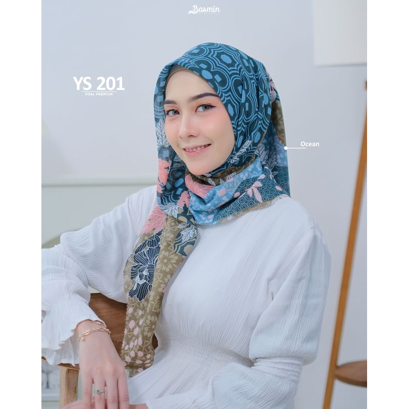 Jual HIJAB SCRAF YS 201 || HIJAB SEGIEMPAT || HIJAB KEKINIAN || HIJAB VOAL || YASMIN HIJAB ...