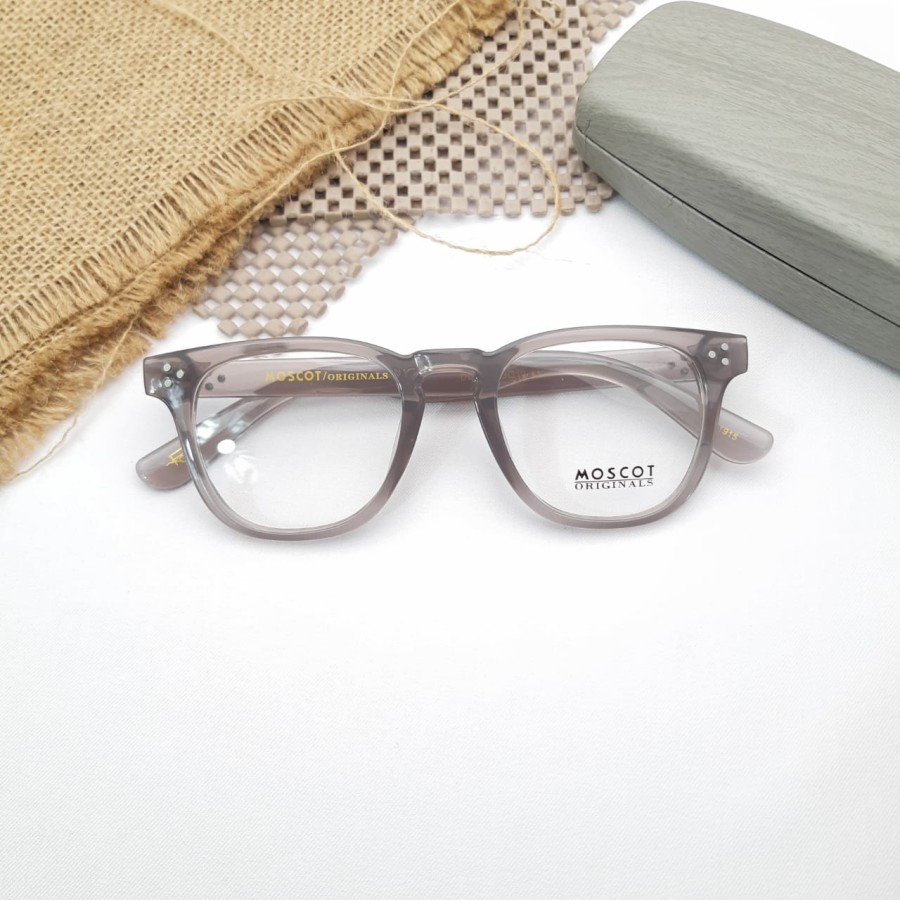 Jual frame kacamata minus anti radiasi pria wanita moscot Dudel | Shopee Indonesia
