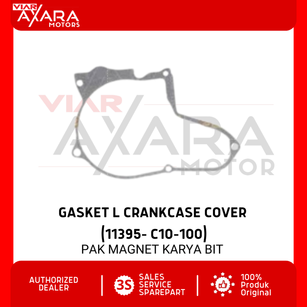 Jual Gasket L Crankcase Cover / Pak Magnet Sparepart Viar Karya Bit 100 ...