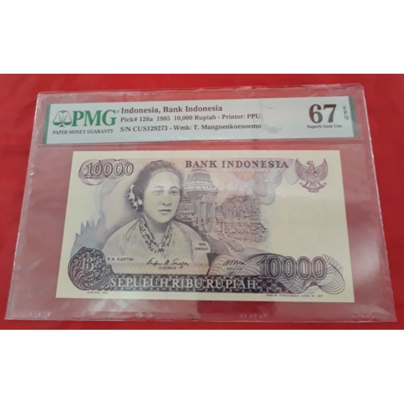 Jual Uang Kuno Indonesia Rp 10000 Sepuluh Ribu Rupiah RA Kartini 1985 ...