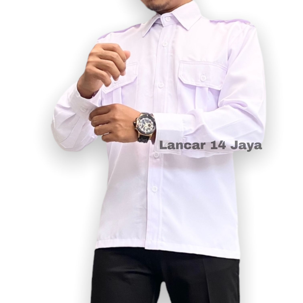 Jual COD KEMEJA PUTIH PNS WANITA / BAJU PNS CEWEK / KEMEJA DINAS ...