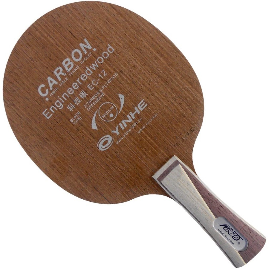 Jual Kayu Bet Pingpong Tenis Meja YINHE EC12 Carbon Free Cover Original | Shopee Indonesia
