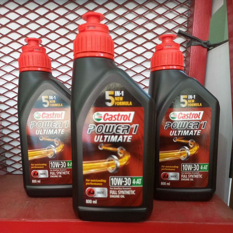 Jual Castrol Power1 Ultimate Matic 10W-30 800ml | Shopee Indonesia