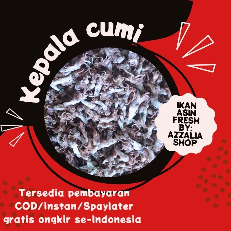Jual KEPALA CUMI PILIHAN FRESH 250 GR | Shopee Indonesia