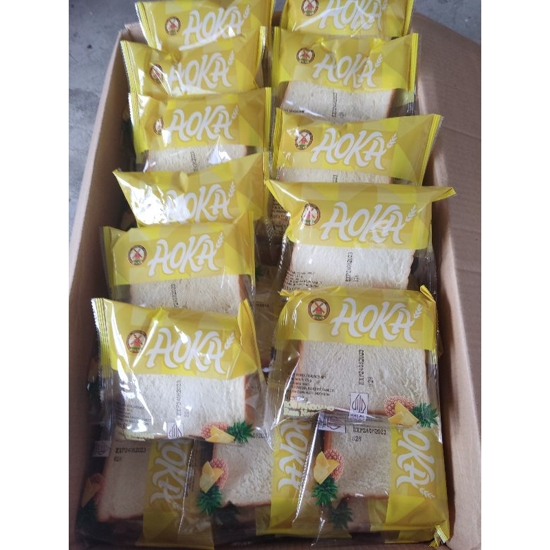 Jual ROTI AOKA RASA NENAS | Shopee Indonesia