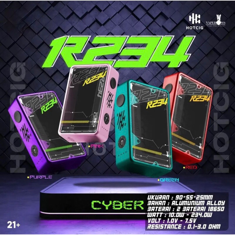 Jual HOTCIG R234 MOD | Shopee Indonesia