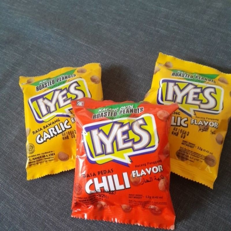 Jual kacang IYES jajanan masa kecil renyah gurih(snack IYES) | Shopee ...