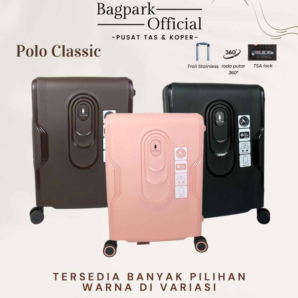 Jual BAGPARK Koper Fiber Polo Classic 20 Inch Koper 24 Inch / Koper ...