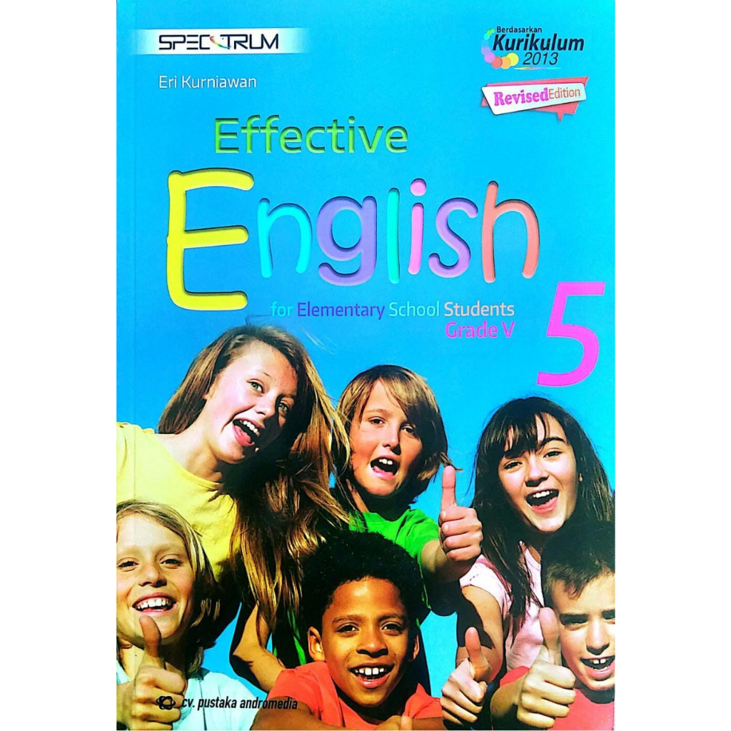 Jual BUKU SPEKTRUM EFFECTIVE ENGLISH KELAS 5 SD PENERBIT ANDROMEDIA ...