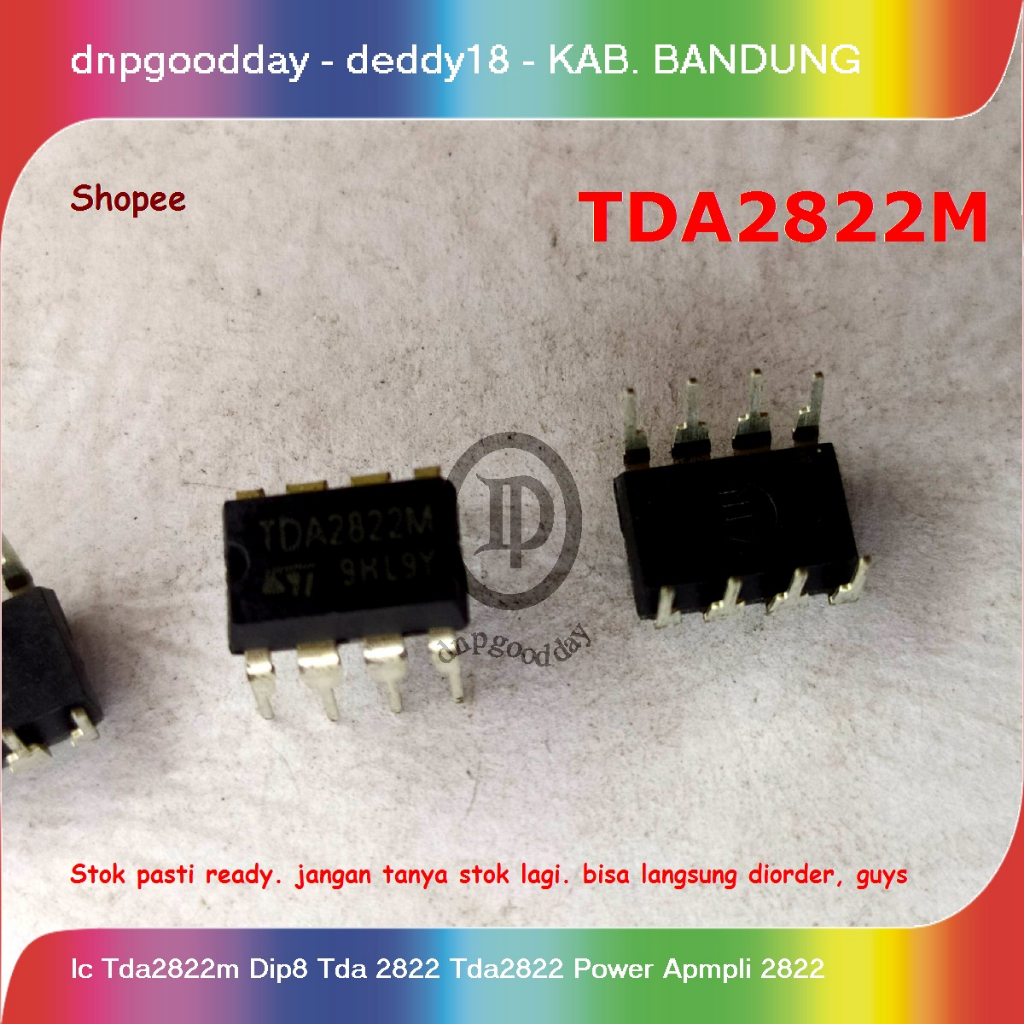 Jual Ic Tda2822m Dip8 Tda 2822 Tda2822 Power Apmpli 2822 | Shopee Indonesia