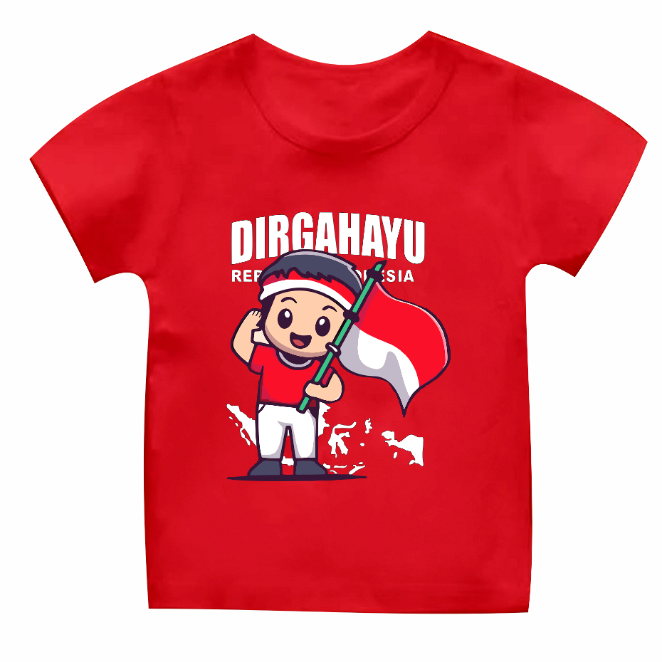 Jual GG Kaos Anak Spesial Edisi Kemerdekaan Hari Ulang Tahun RI Baju Anak Dirgahayu Indonesia ...