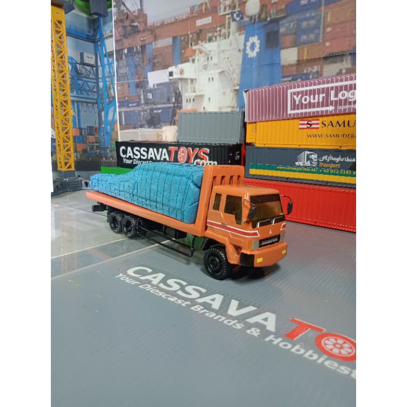 Jual Miniatur Truck semi trailer Fuso | Shopee Indonesia