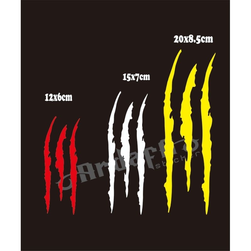Jual STICKER Stiker Cakar Monster sticker cutting | Shopee Indonesia