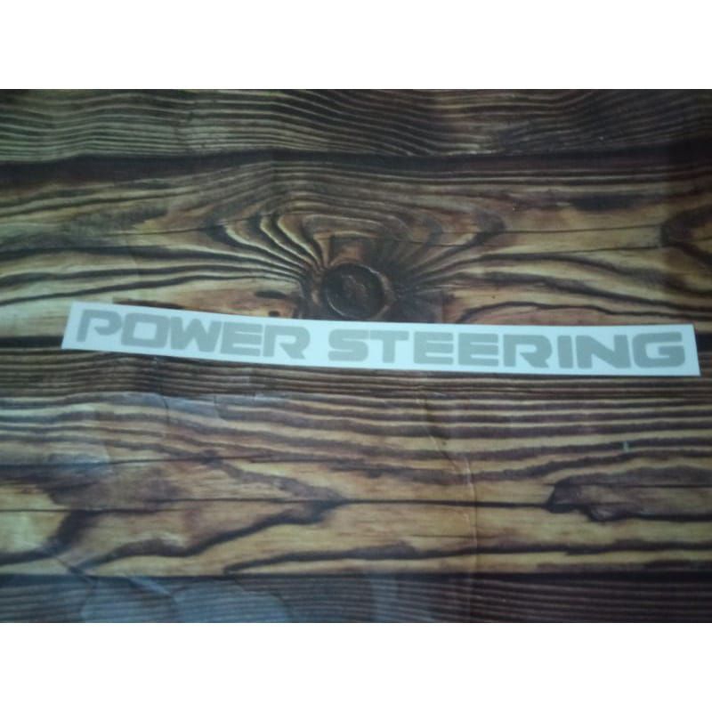 Jual stiker Power Steering, stiker L 300, stiker Colt, stiker Cyclone ...