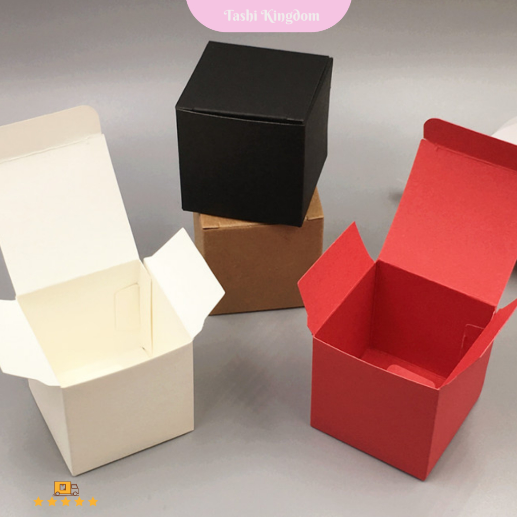 Jual Kotak Kado craft polos 10x10 Kotak dus Karton Handmade kotak ...