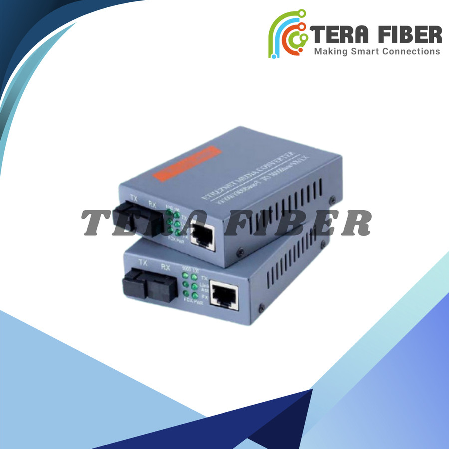 Jual Fiber Optic Media Converter HTB-GS-03 A+B Optical Netlink HTBGS03 ...