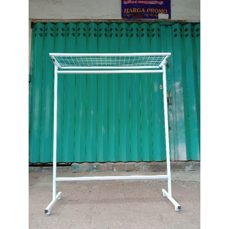 Jual GAWANG BAJU BESI/RAK GAWANG BAJU/GANTUNGAN BAJU PAKAI RAM | Shopee ...