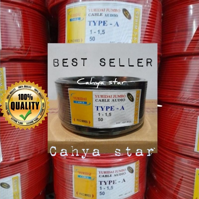 Jual Kabel listrik NYA 1,5mm 50 kawat tebal/ Kabel engkel kawat besar 1 ...